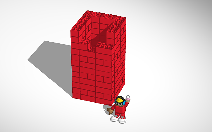3D design Lego man - Tinkercad