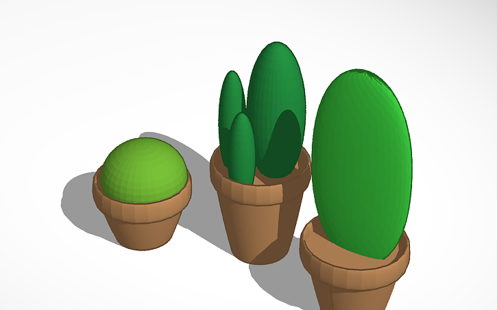 3D design Cactus - Tinkercad