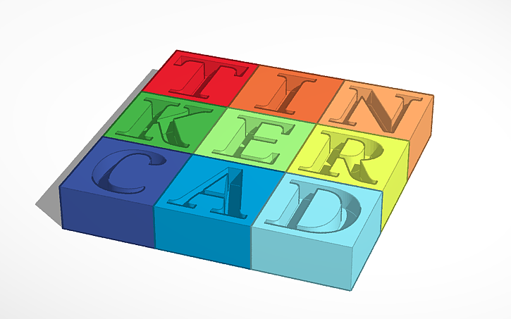 3D design TINKERCAD LOGO | Tinkercad