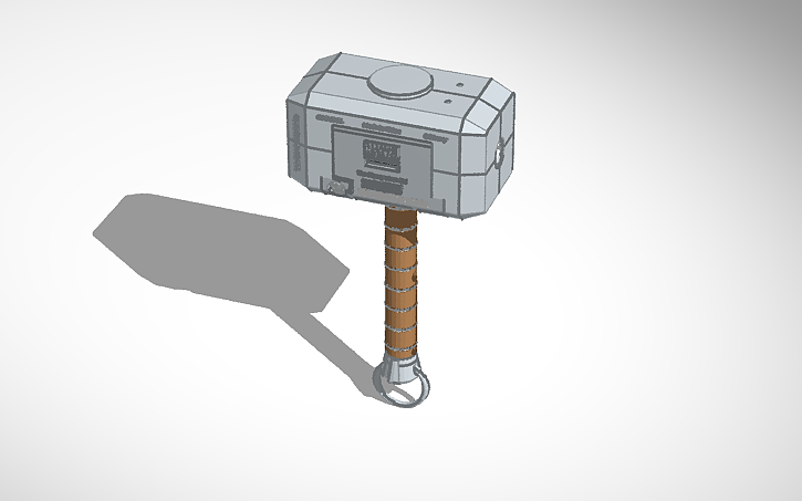 3D design Thor Hammer Duplicate | Tinkercad