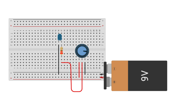 Circuit Design Led Potentiometer Tinkercad