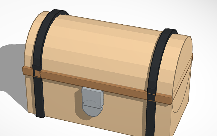 3D design Treasure Chest | Tinkercad