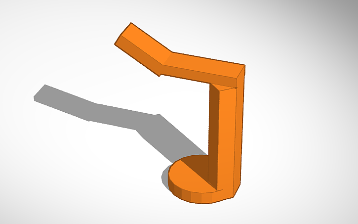 3D design Headset stand - Tinkercad