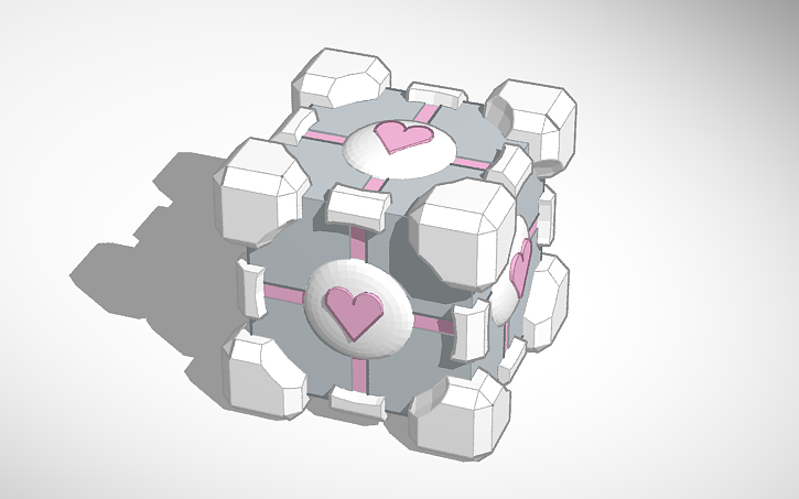 3D design companion cube | Tinkercad