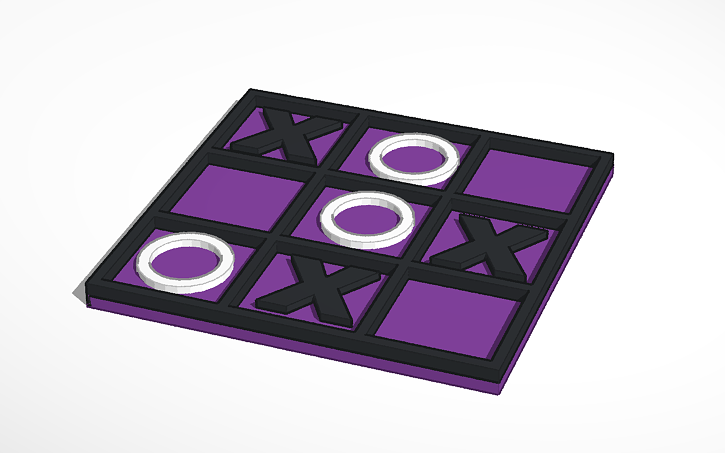 3D design Tic Tac To | Tinkercad