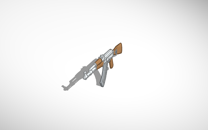 3D design AKM - Tinkercad