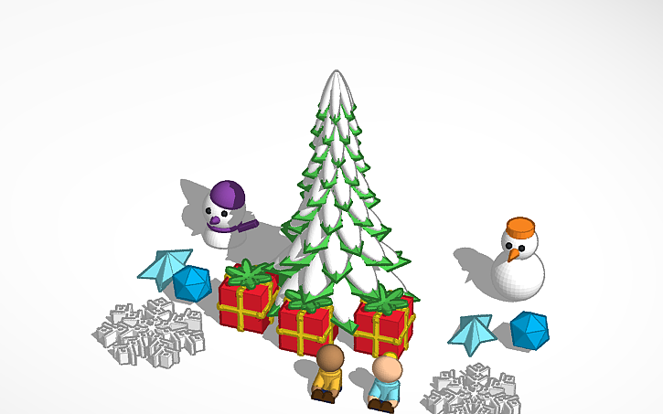 3D design Christmas - Tinkercad
