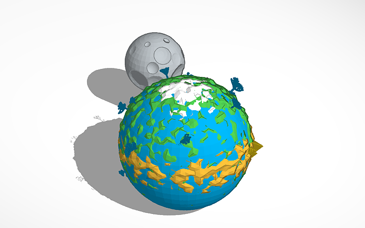 3D design planet - Tinkercad
