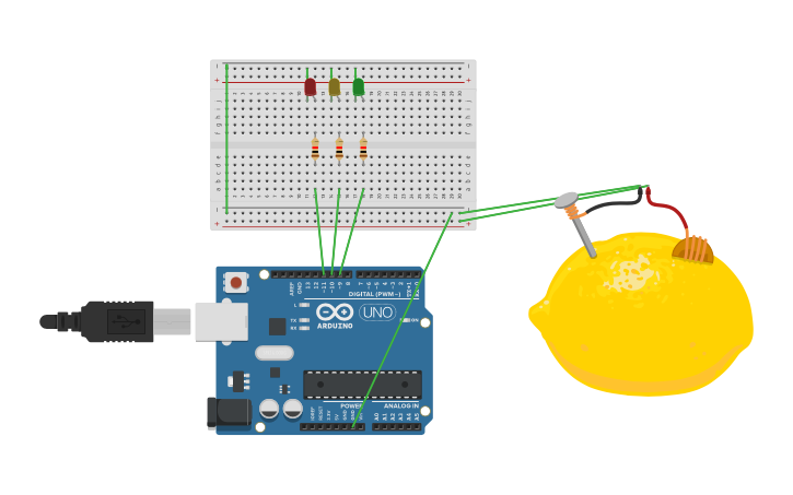 Circuit Design Traffic Light Project Tinkercad