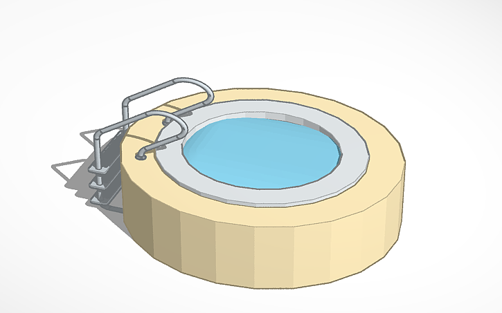 3D design Hot tub - Tinkercad