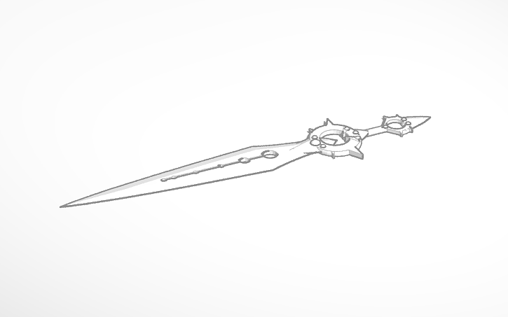 3D design Infinity Blade | Tinkercad