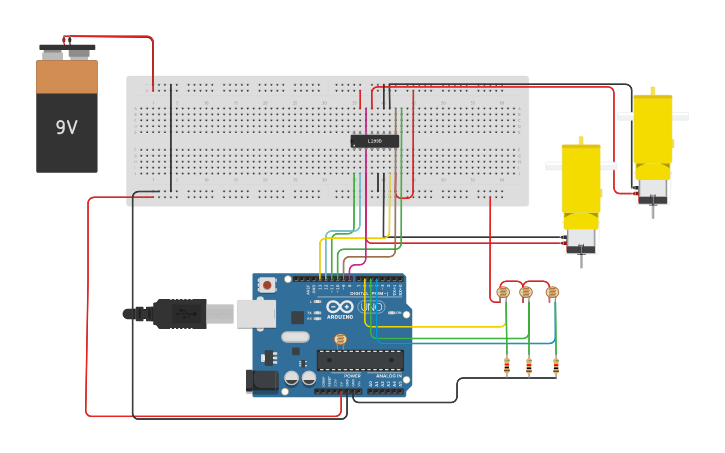 Circuit design code 2 | Tinkercad