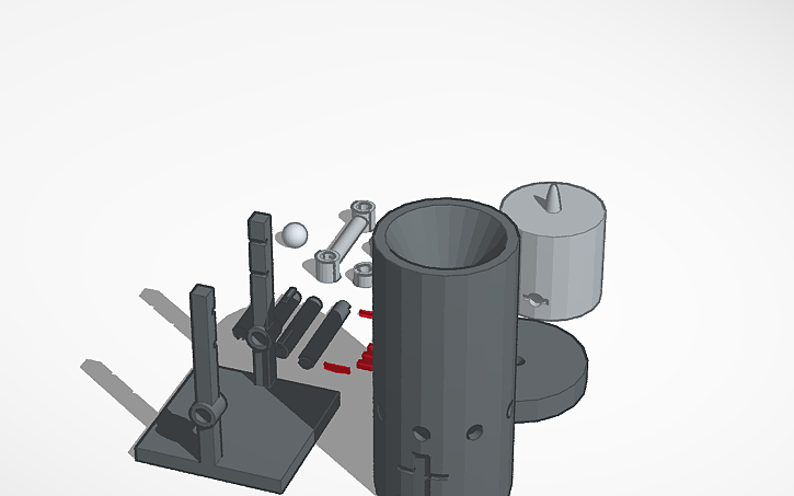 3D design Compressed Air Engine - Tinkercad