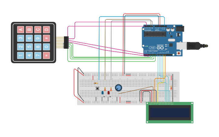 Circuit design Actividad práctica 1 | Tinkercad