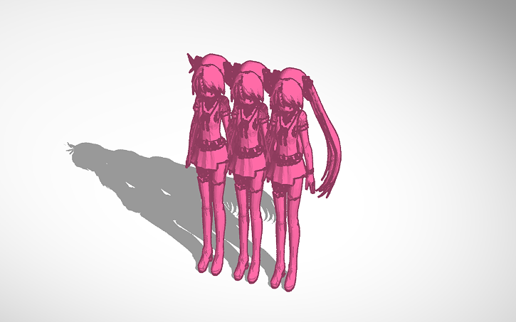 3D design miku by bus - Tinkercad