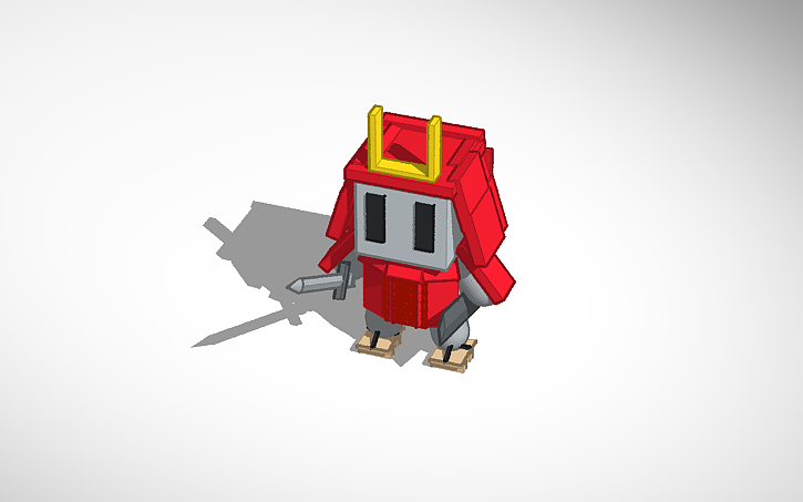 3D design Cartoon Samurai | Tinkercad