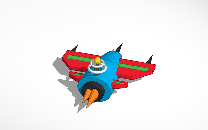 3D design Spaceship! - Tinkercad