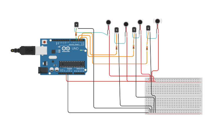 Circuit Design Vibration Motor Tinkercad
