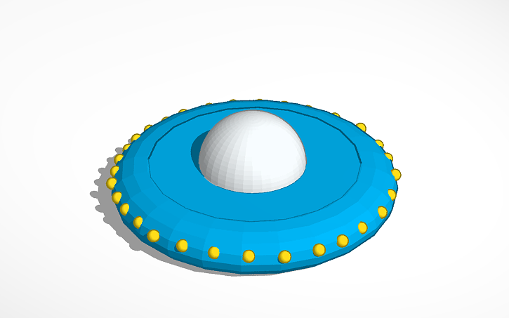 3D design UFO | Tinkercad
