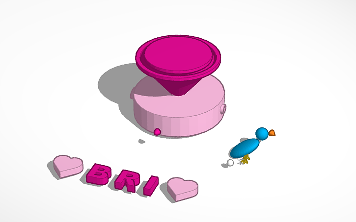 3D design Brianna Rivas -Speaker Design | Tinkercad