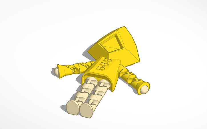 3d Design Six Articulada Tinkercad
