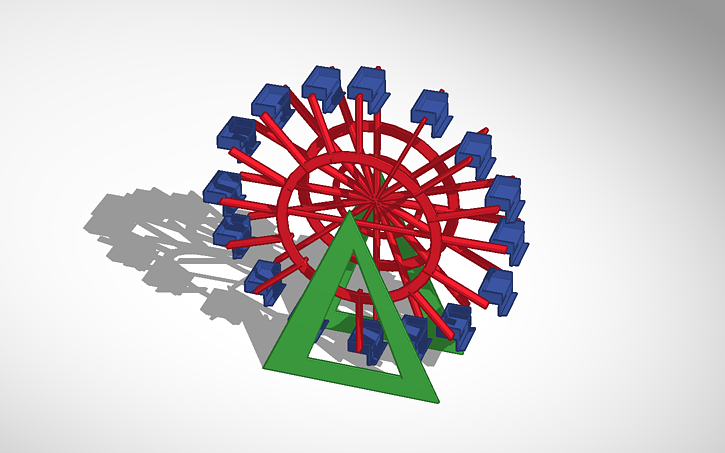 3D design Ferris Wheel - Tinkercad