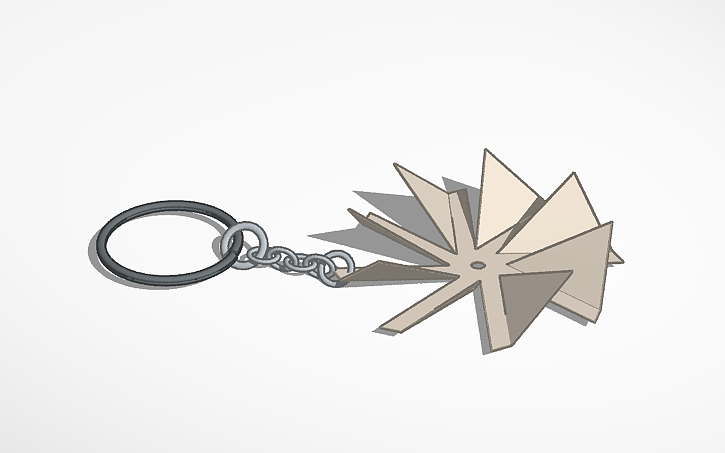 3D design Copy of Keychain - Tinkercad