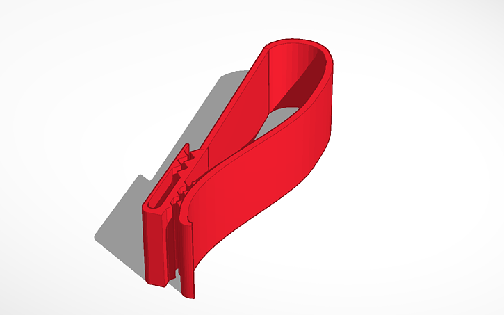 3D design Visor Key Card Clip - Tinkercad