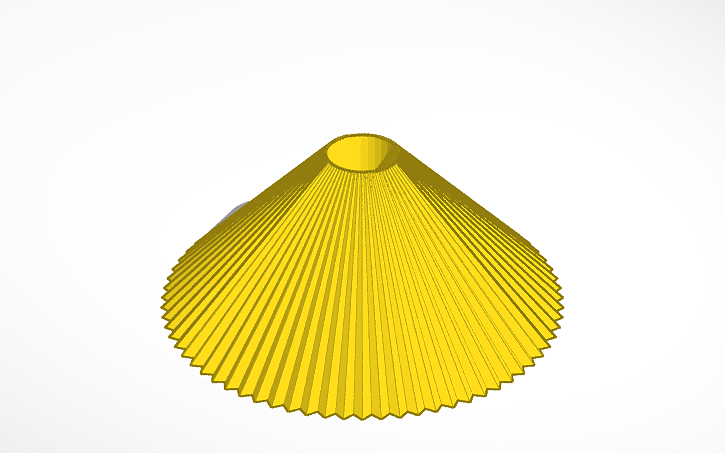 3D design 72 Tooth Conical Gear - Tinkercad