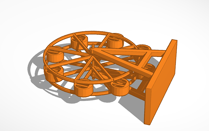 3D design Ferris wheel - Tinkercad