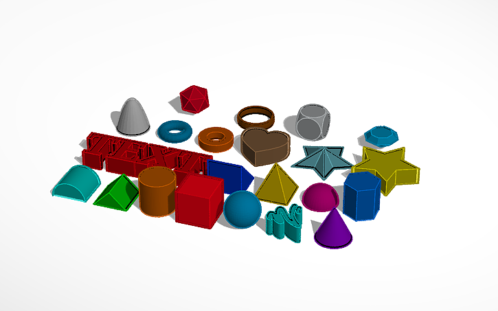 3D design Jelly Shapes - Tinkercad