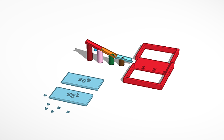 3D design braydn marble slide - Tinkercad