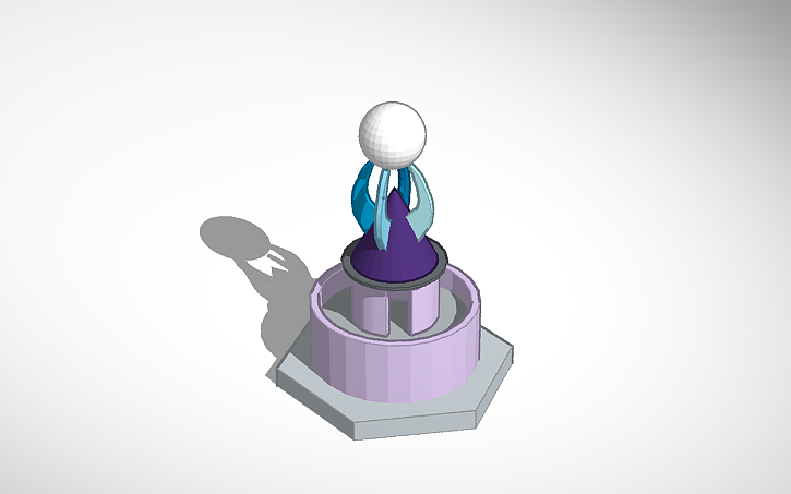 3d Design Sphere On A Tower Tinkercad