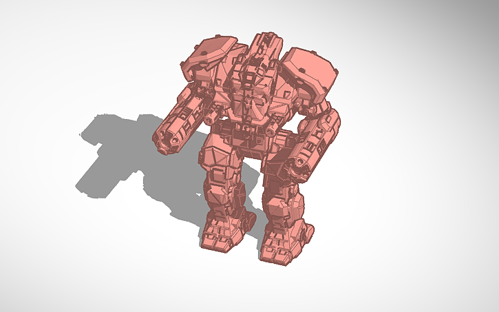 3D design Emperor Battlemech Battletech - Tinkercad
