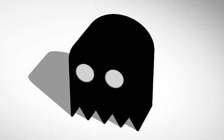 3D design Ghost Logo - Tinkercad