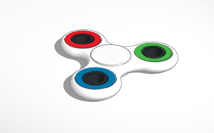 3D design fidget spinner - Tinkercad
