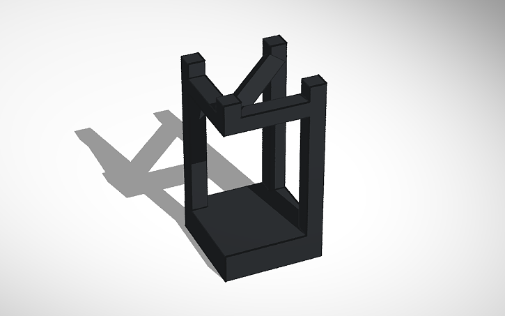 3D design 3-Legged bar stool (Optic Illusion) | Tinkercad