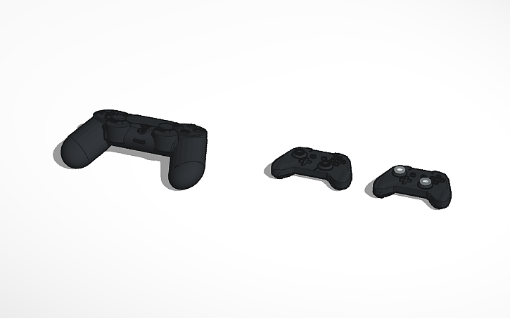 3D design controller cover | Tinkercad