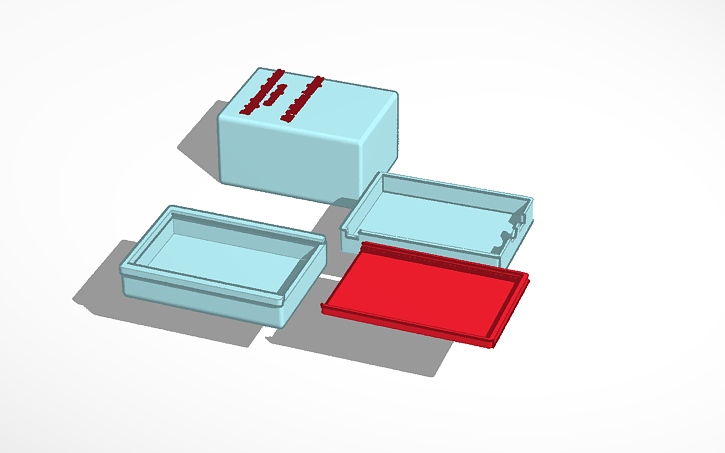 3d Design Box Sliding Tinkercad