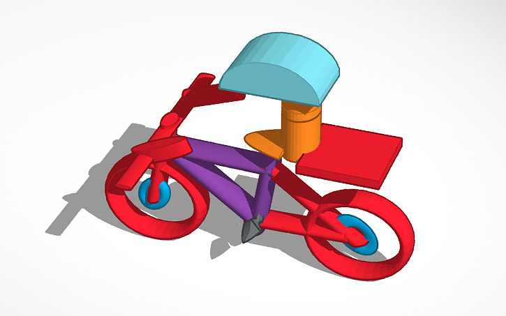 3D design Copy of Bicycle - Tinkercad