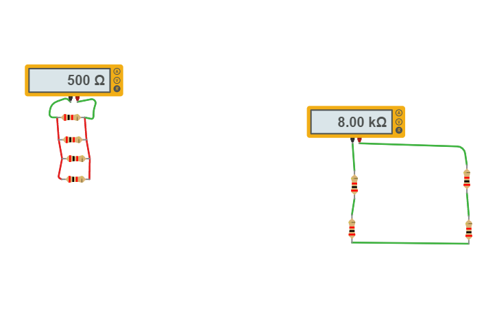 Circuit Design Series And Parallel Resistance Tinkercad