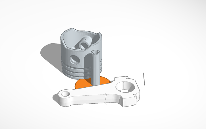 3D design PISTON - Tinkercad