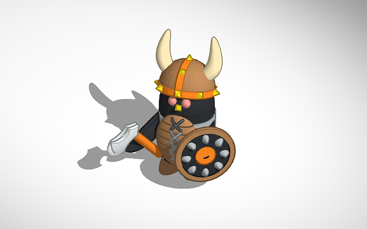 3D design viking - Tinkercad