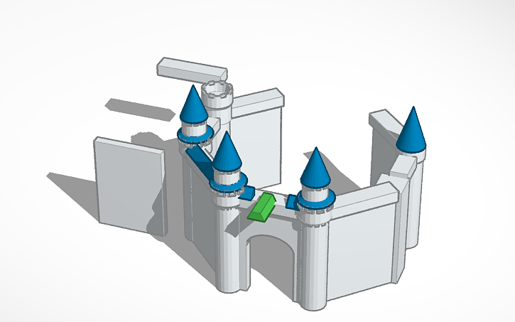 3D design Walt Disney World Cinderella Castle | Tinkercad