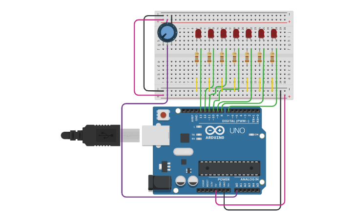 Circuit design Atividade 2 | Tinkercad