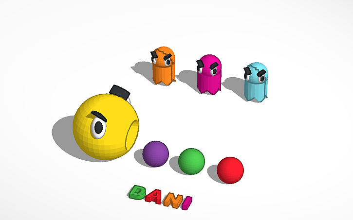3D design Pacman | Tinkercad