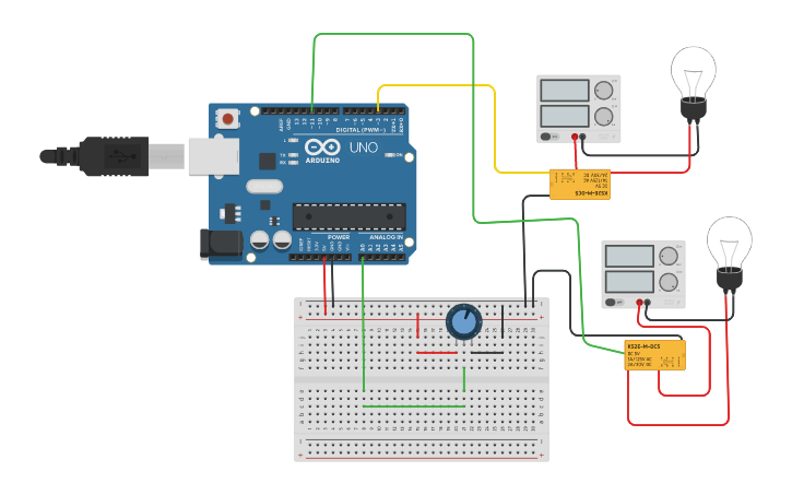Circuit design dos focos de 10V (ojo de buey), empleando la modulación ...