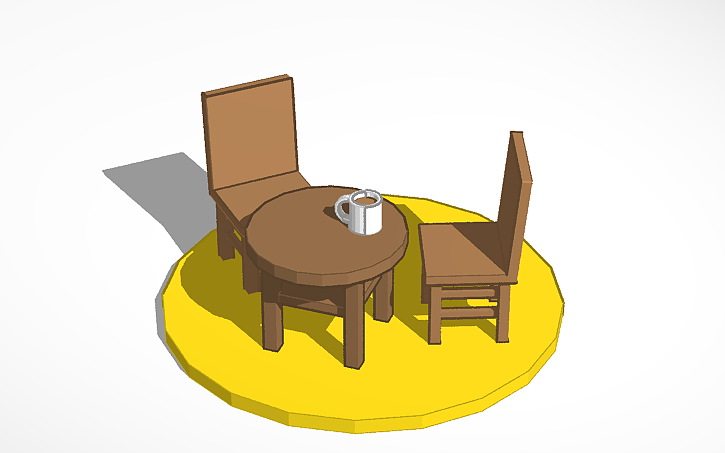 3D design Table - Tinkercad