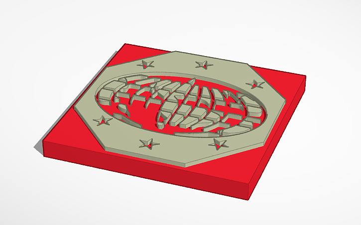 3D design NAD Master Guide Logo | Tinkercad