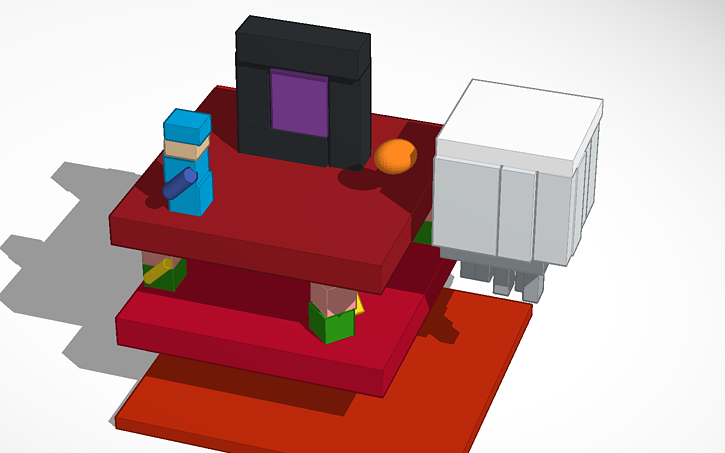 3D design Minecraft World 5! | Tinkercad